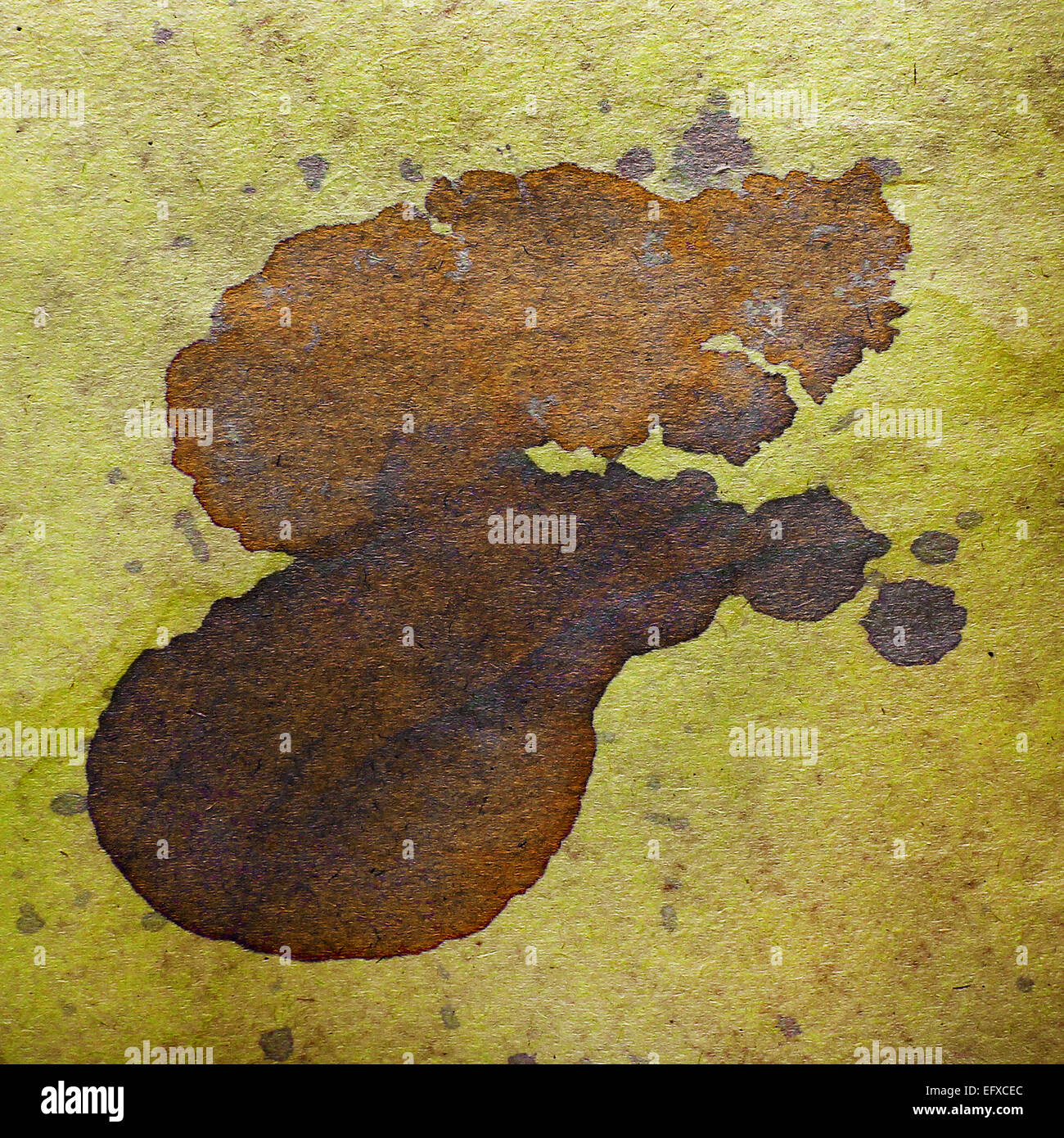 watercolor abstract background paint brown color blob design spl Stock ...