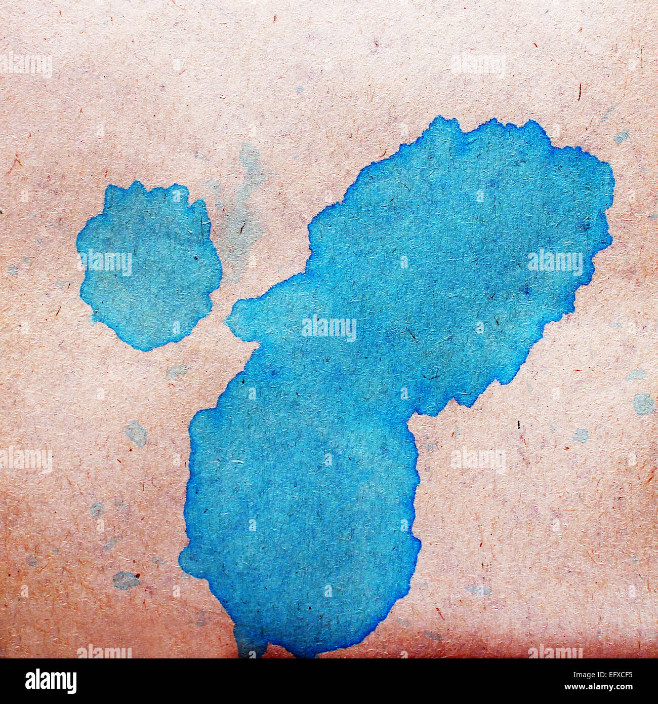 watercolor abstract blue background paint color blob design spla Stock ...