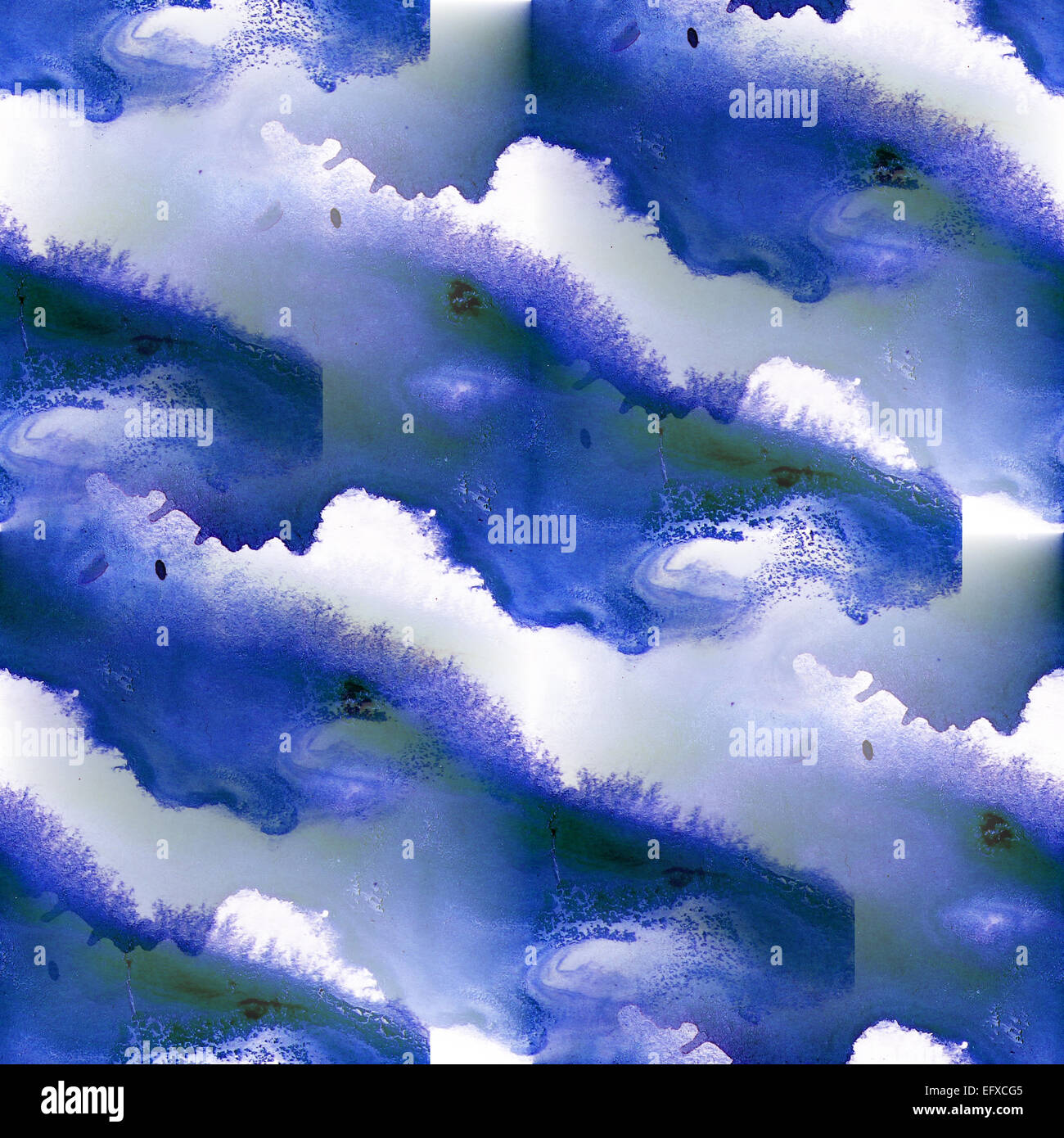 watercolor background blue seamless texture Stock Photo - Alamy