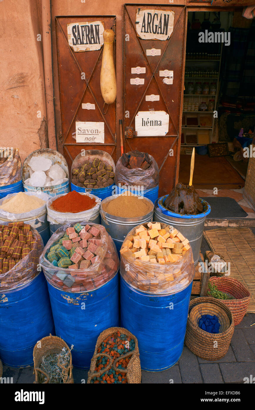 Spices and Soaps, Medina, Marrakech, Souk, UNESCO World Heritage Site ...
