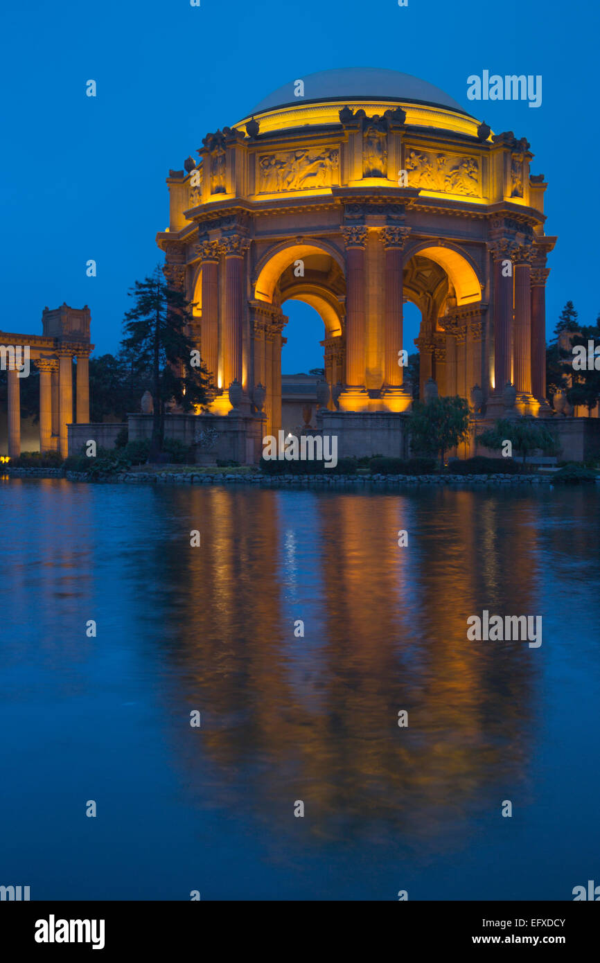 ROTUNDA PALACE OF FINE ARTS PRESIDIO NATIONAL PARK LAKE MARINA DISTRICT ...