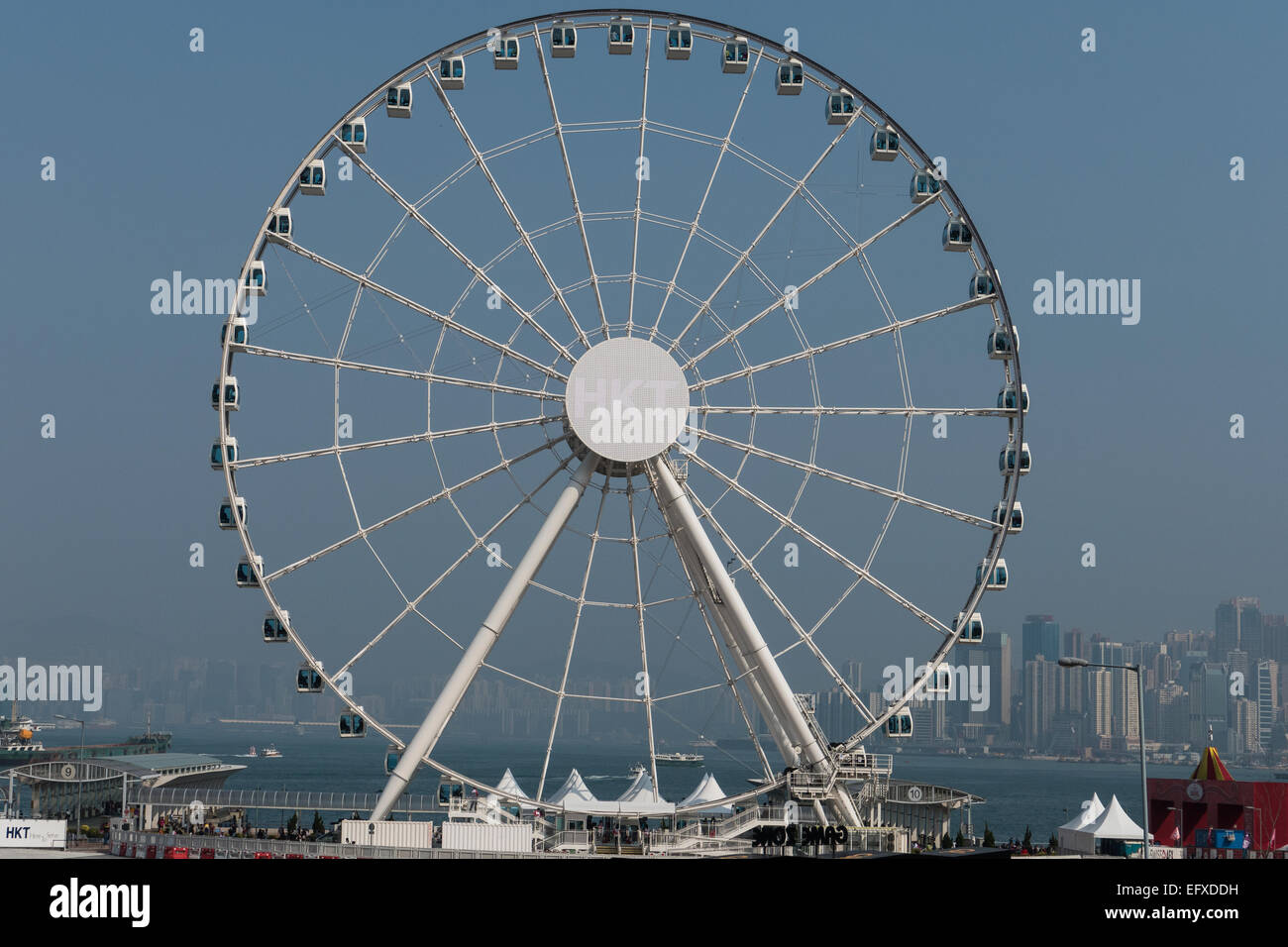China, Hong Kong, Central, Observation Wheel Stock Photo - Alamy