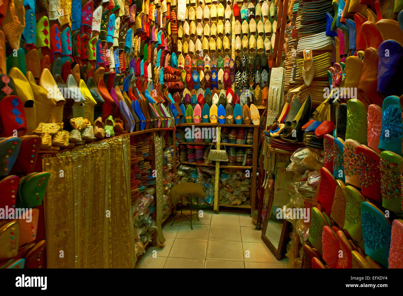 Babouches, Traditional footware, Medina, Marrakech, Souk, UNESCO World ...