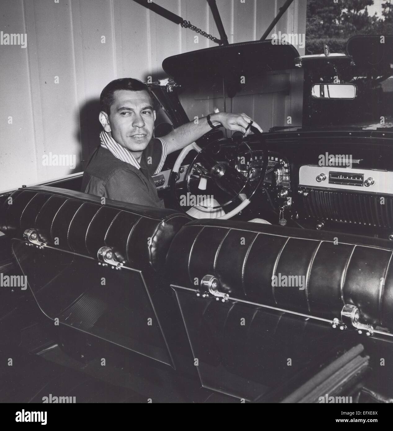JACK WEBB at home.Supplied by Photos, inc. © Supplied By Globe Photos ...