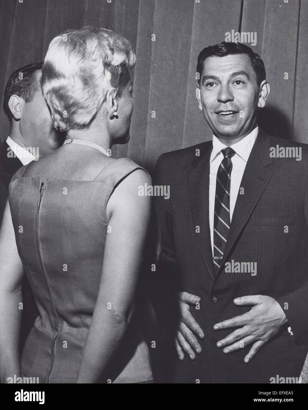 JACK WEBB with Peggy Lee at the TV Variety Show with A Purpose.Supplied ...