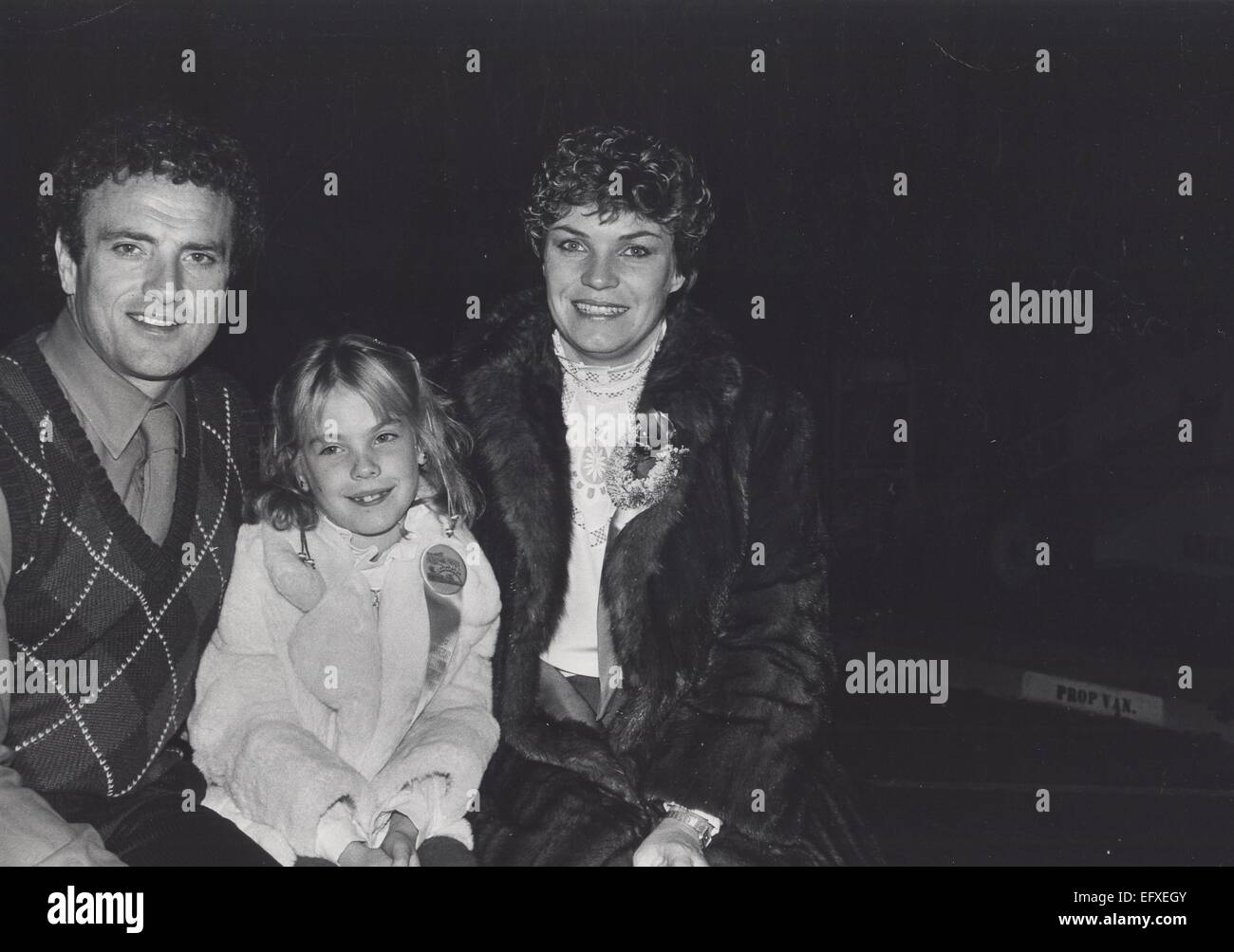 KEVIN DOBSON with wife Susan and daughter Mariah at the annual TV Stars ...