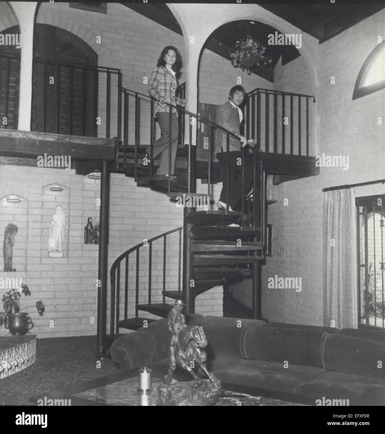 CHAD EVERETT with wife Brenda Lee Thompson.Supplied by Photos, inc ...