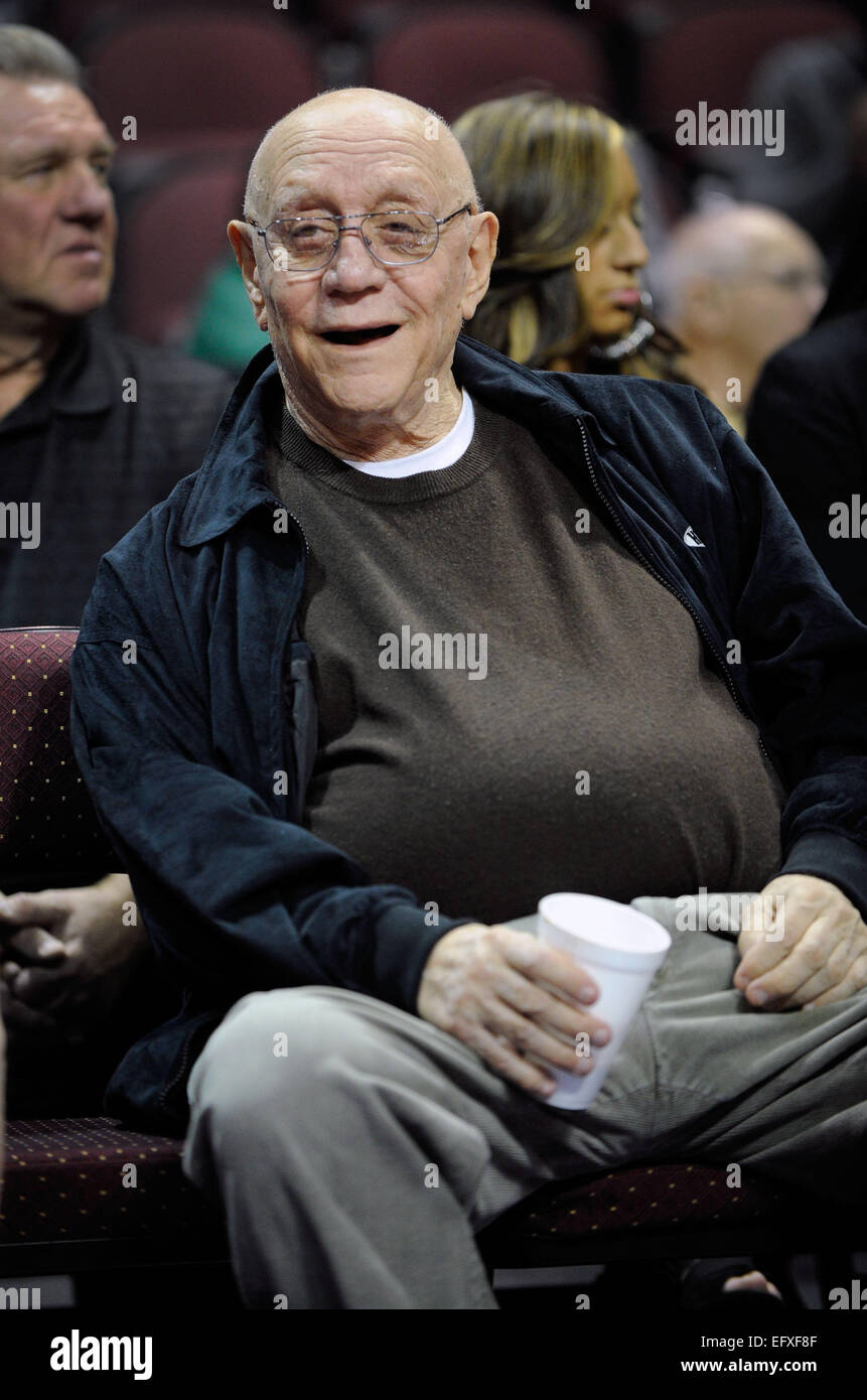Las Vegas, Nevada, USA. 11th Feb, 2015. Retired basketball coach Jerry ...