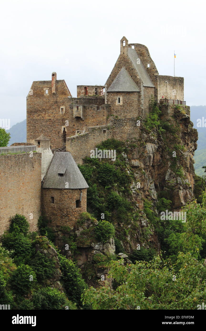 Aggstein castle ruins hi-res stock photography and images - Alamy