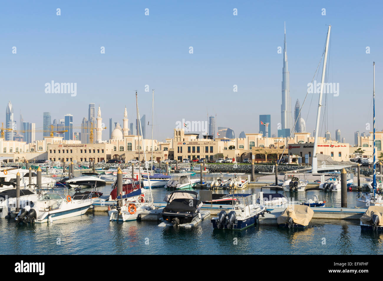 New redeveloped Jumeirah Fishing Harbour in Dubai United Arab Emirates ...