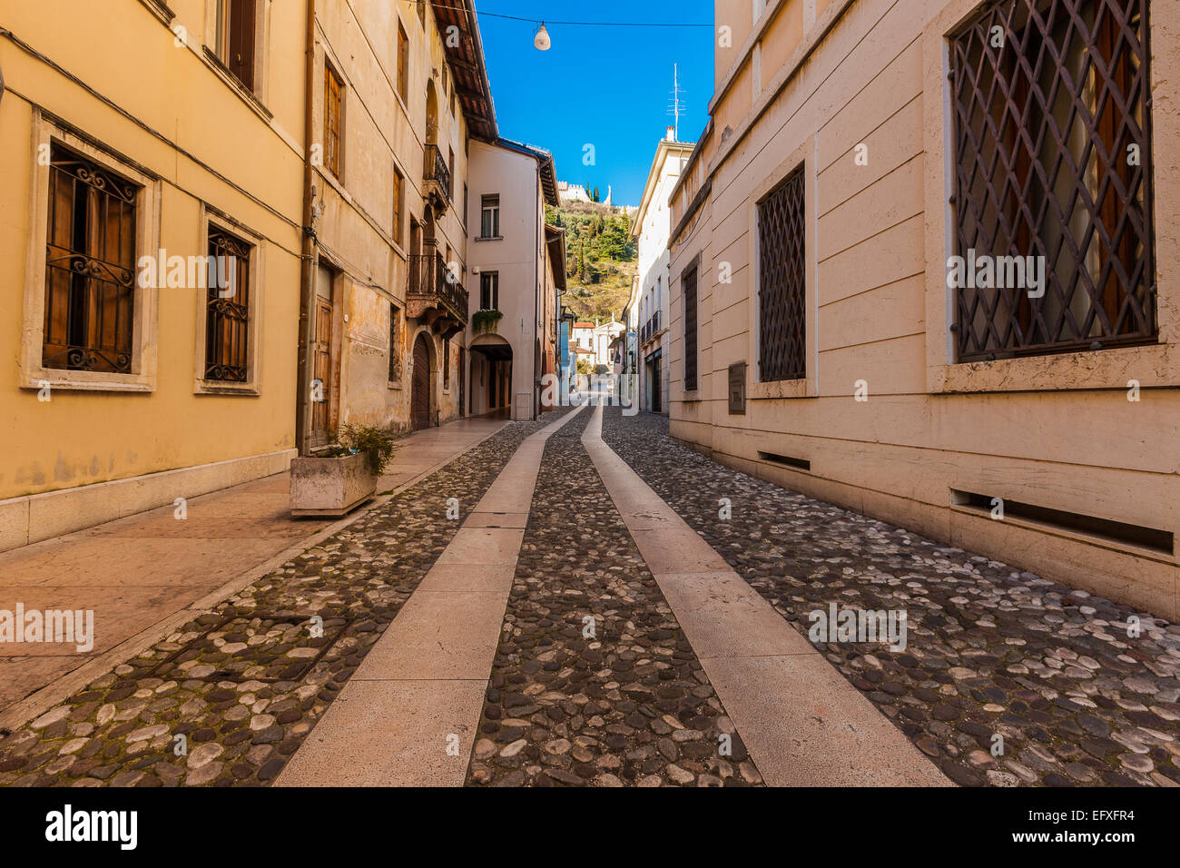 Marostica / Via S. Antonio / St. Anthony Street Stock Photo - Alamy