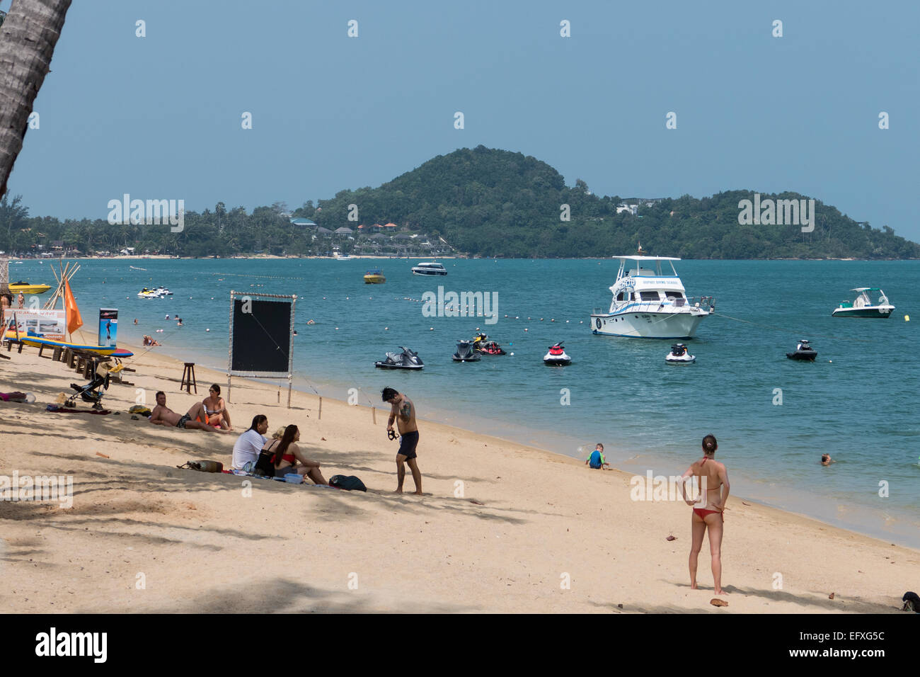 Thailand, Koh Samui, Bophut beach Stock Photo - Alamy