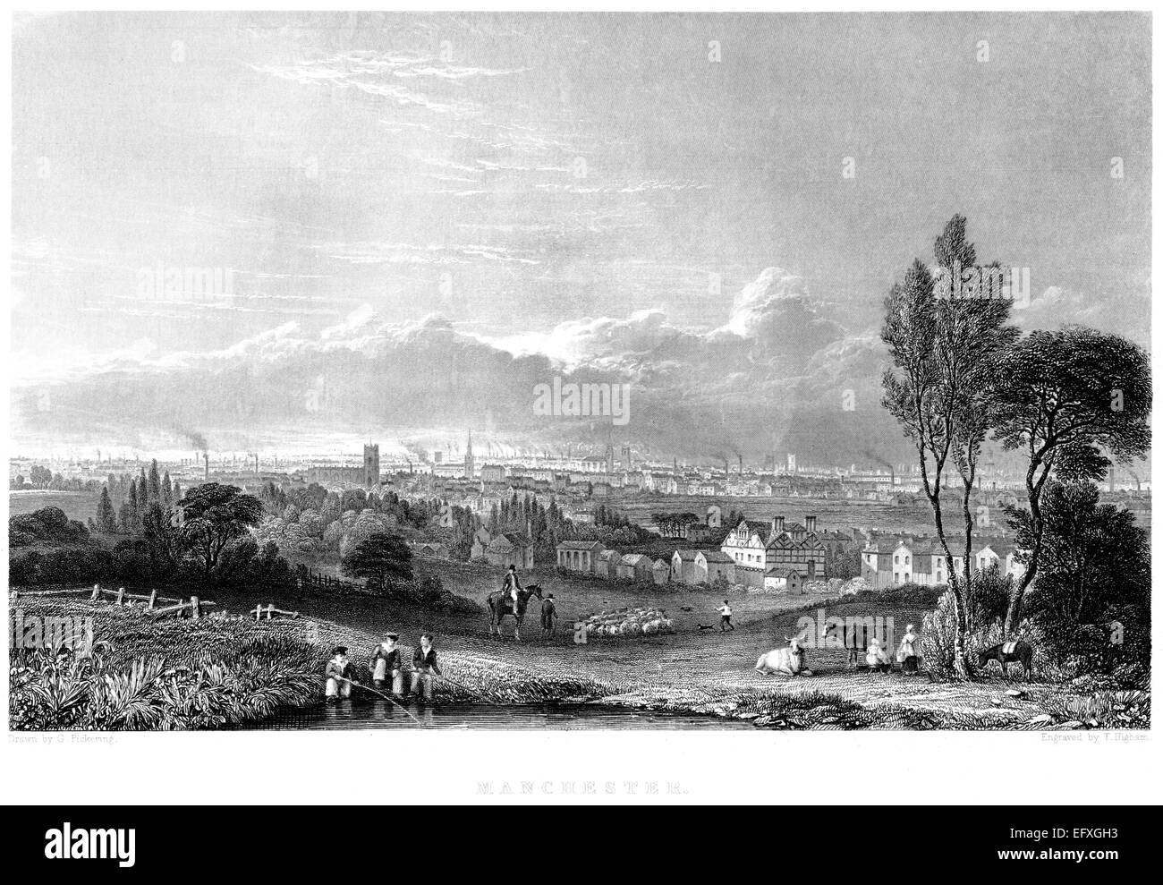 19th century city manchester hi-res stock photography and images - Alamy