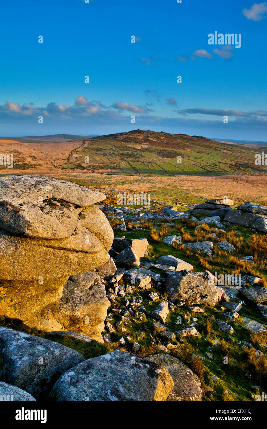 Rough Tor Bodmin Moor; Cornwall; UK Stock Photo - Alamy