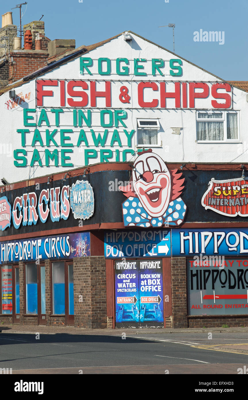 Rogers Fish & Chips shop, Gt. Yarmouth, Norfolk, UK Stock Photo - Alamy