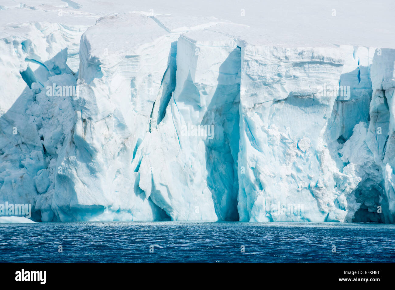 Glacier at Hope Bay, Trinity Peninsula, Antarctic Peninsula Stock Photo ...