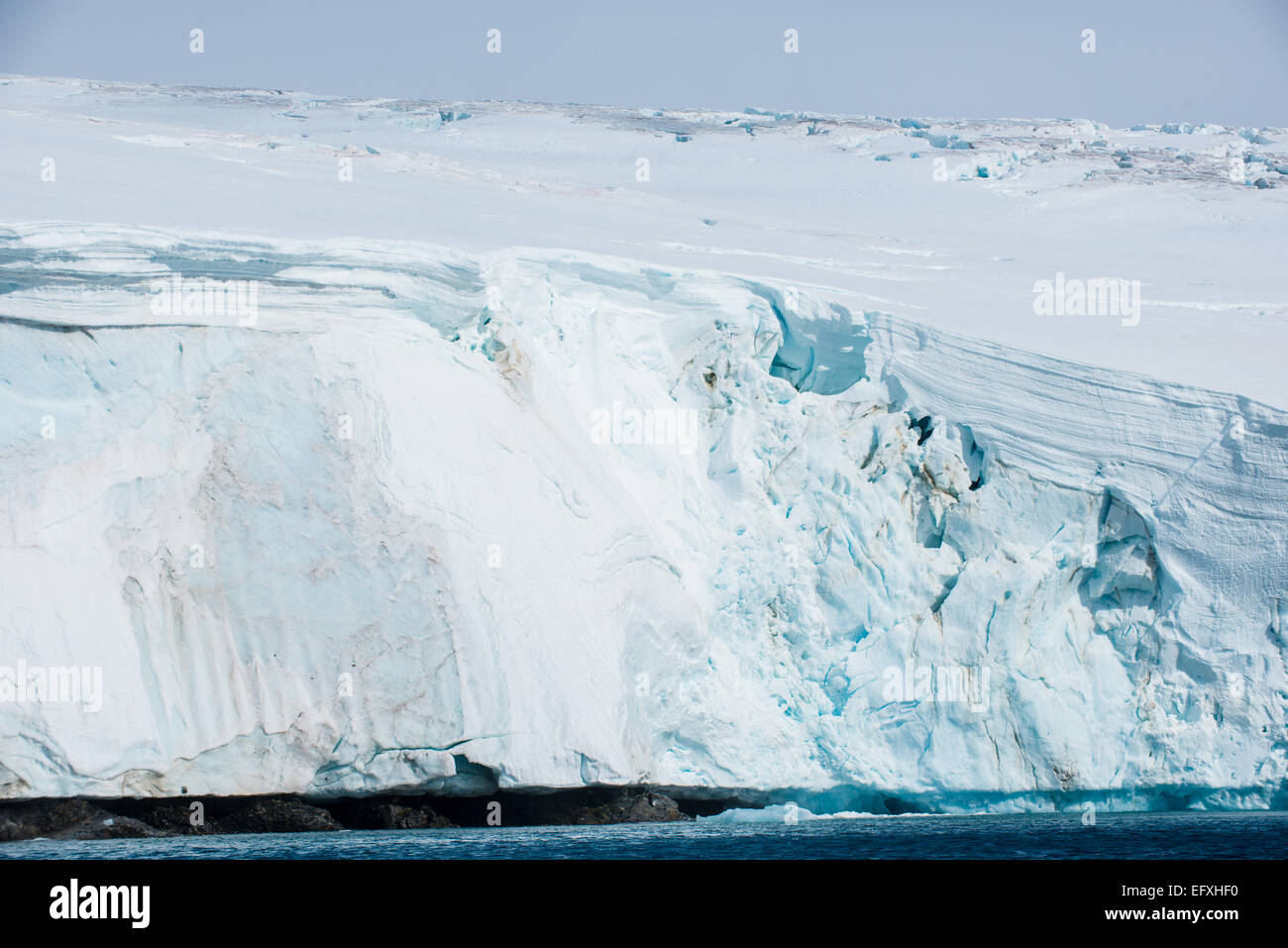 Glacier at Hope Bay, Trinity Peninsula, Antarctic Peninsula Stock Photo ...