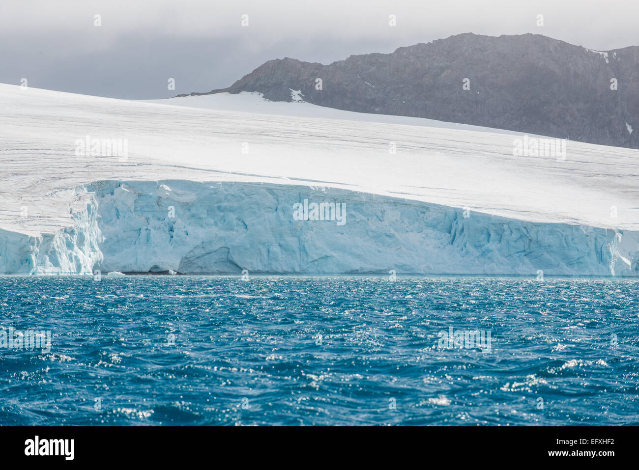 Glacier at Hope Bay, Trinity Peninsula, Antarctic Peninsula Stock Photo ...