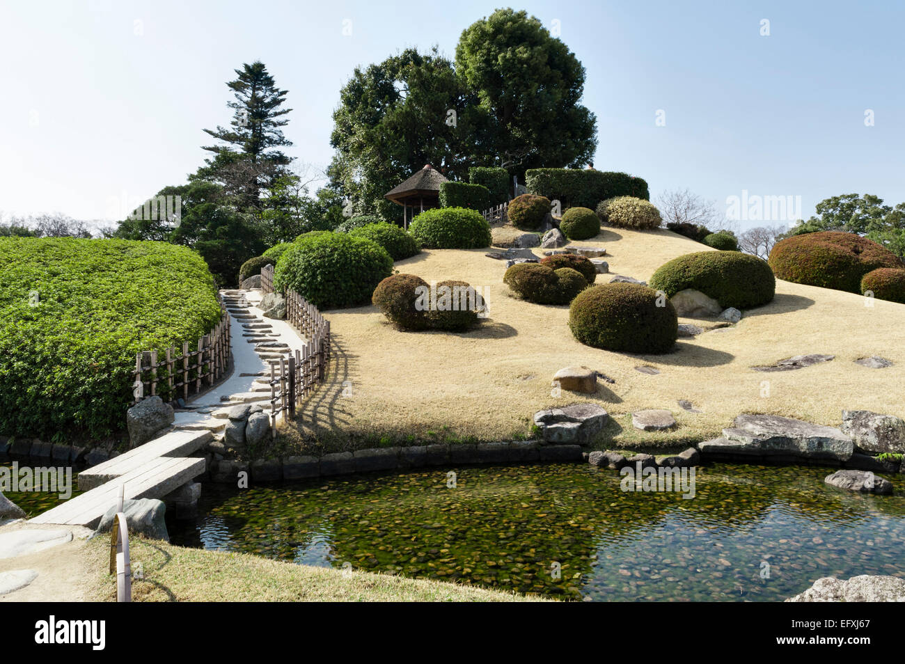 Okayama japan koraku en garden founded hi-res stock photography and ...