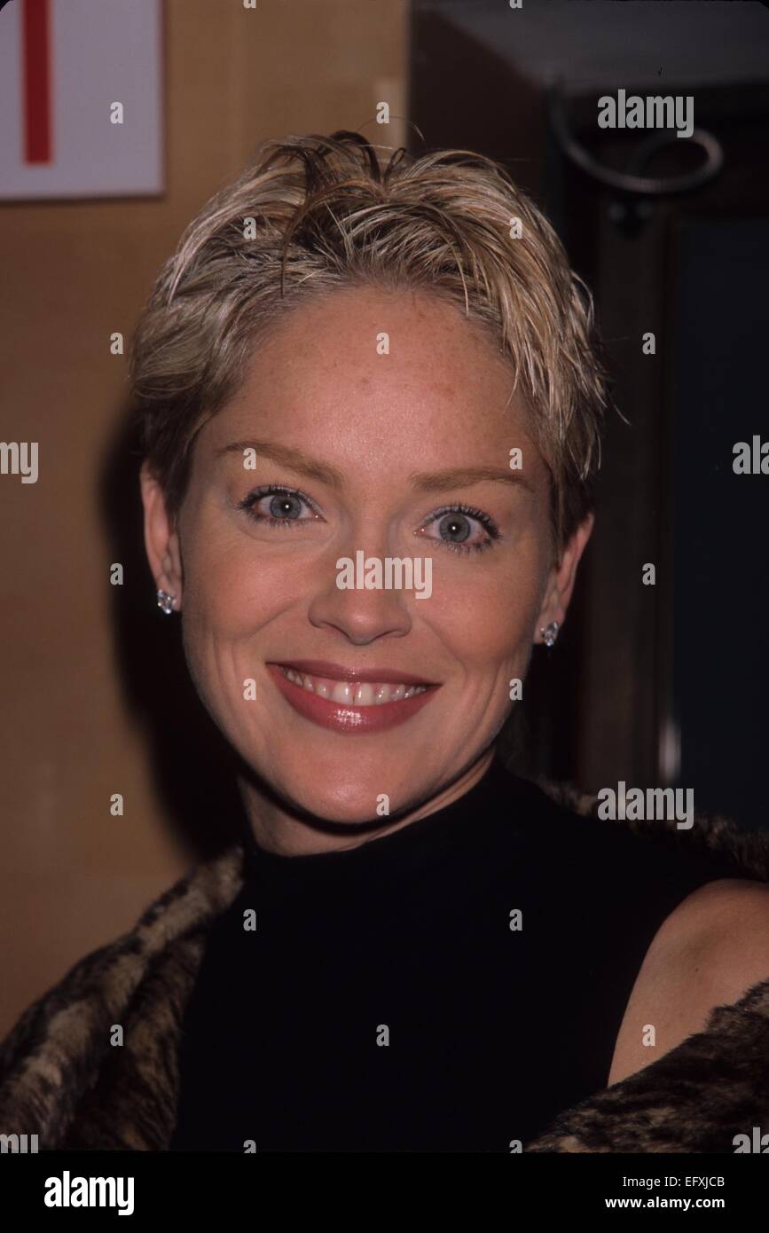 SHARON STONE at The Mighty screening sponsored by Elle 1998.k13611ar ...