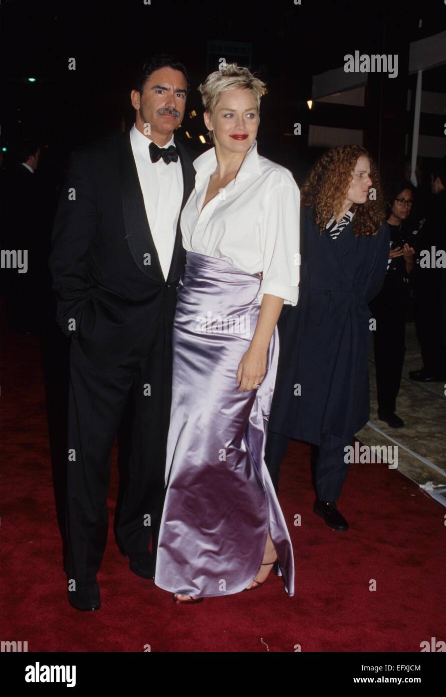 SHARON STONE at the 70th Academy Awards Titanic party 1998.k11724gv ...