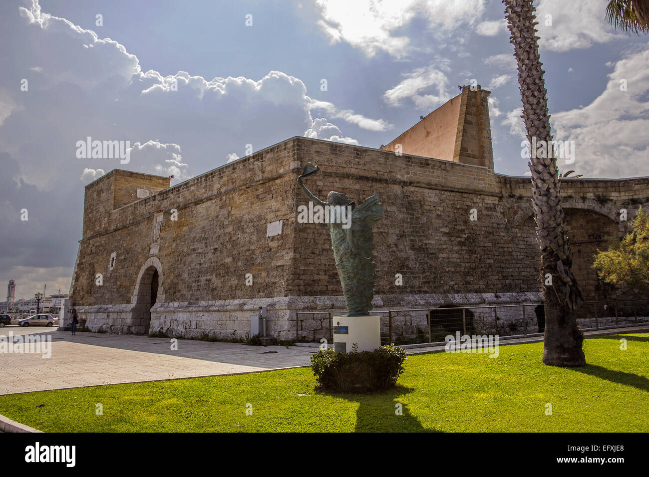 Italy Puglia Bari Historic Center fort Saint Antonio Stock Photo - Alamy
