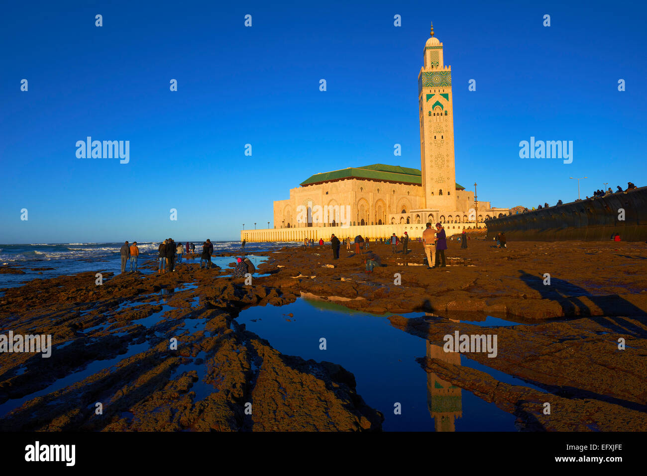 Casablanca, Hassan II Mosque, Morocco,North Africa, Maghreb, Atlantic ...