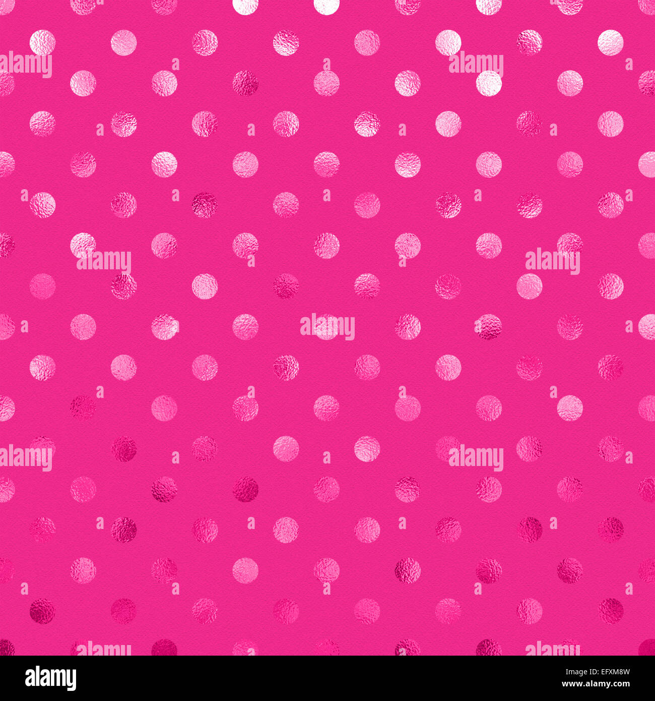 Hot Pink Polka Dots Background