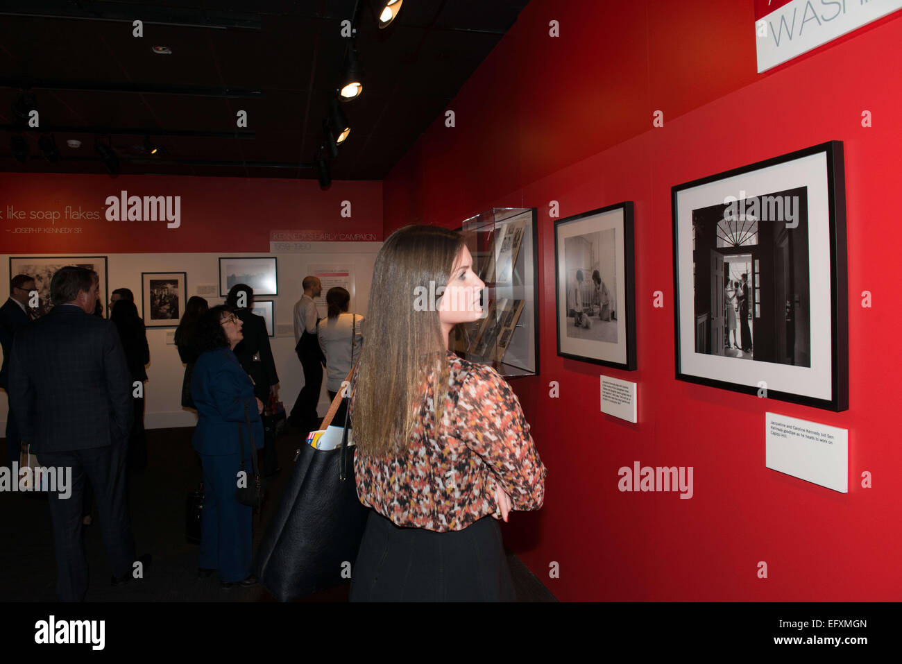 Philadelphia, Pennsylvania, USA. 11th Feb, 2015. A patron at the ...
