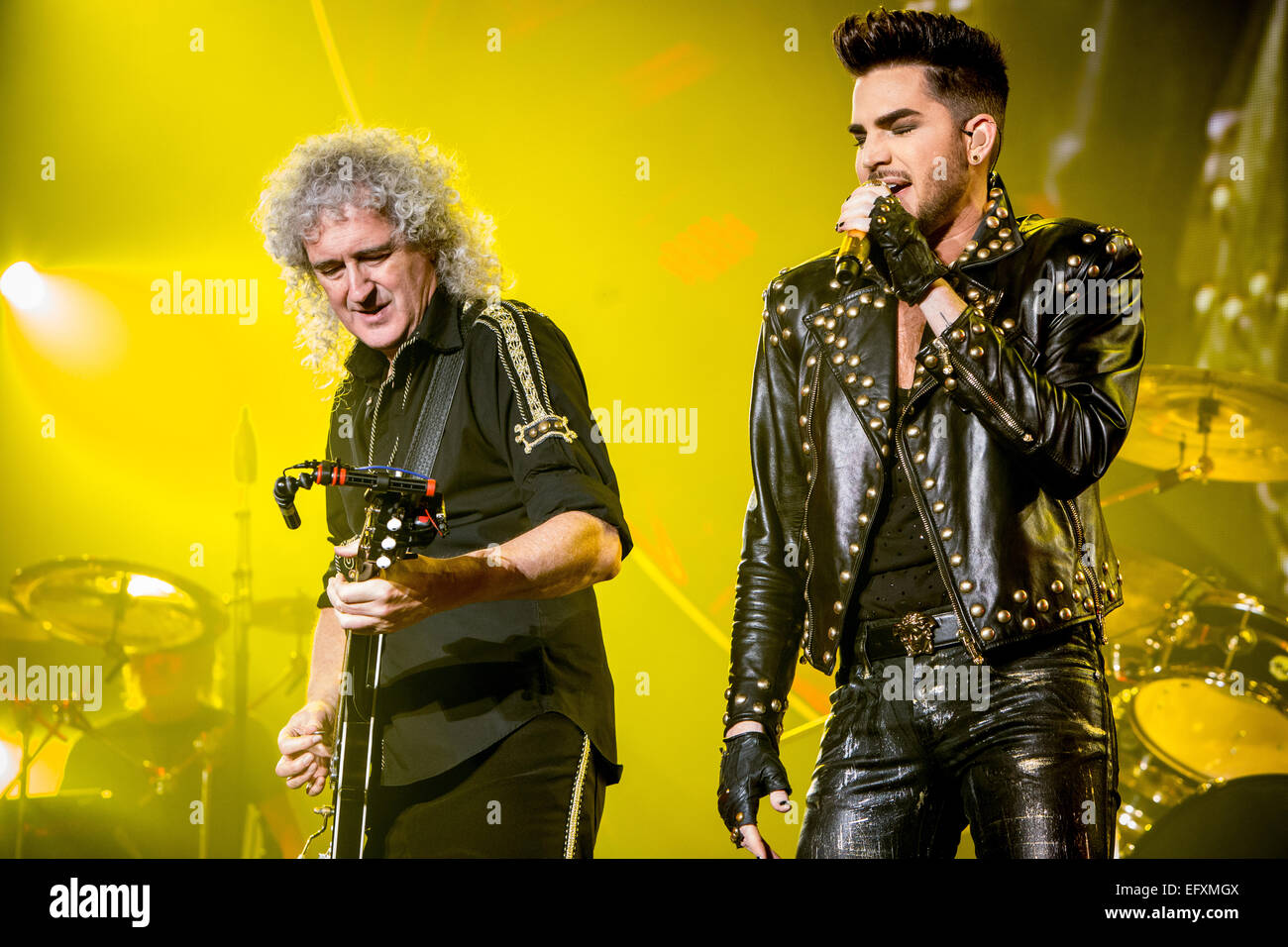 Adam lambert, queen hi-res stock photography and images - Alamy