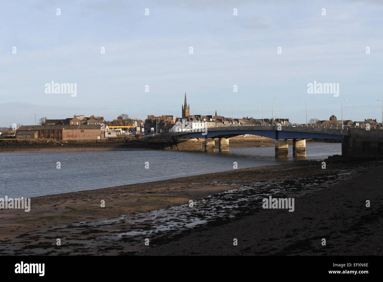 Road bridge Montrose Scotland January 2015 Stock Photo - Alamy
