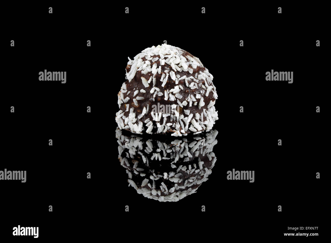 Chocolate Ball – Kokosboll Stock Photo - Alamy