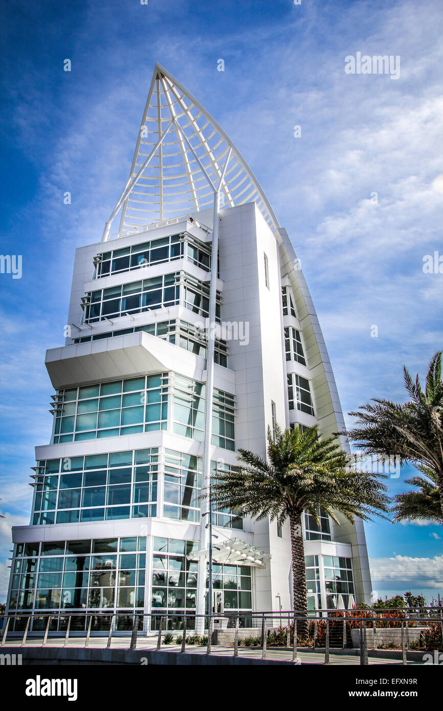 Exploration Tower Cape Canaveral Florida Stock Photo - Alamy