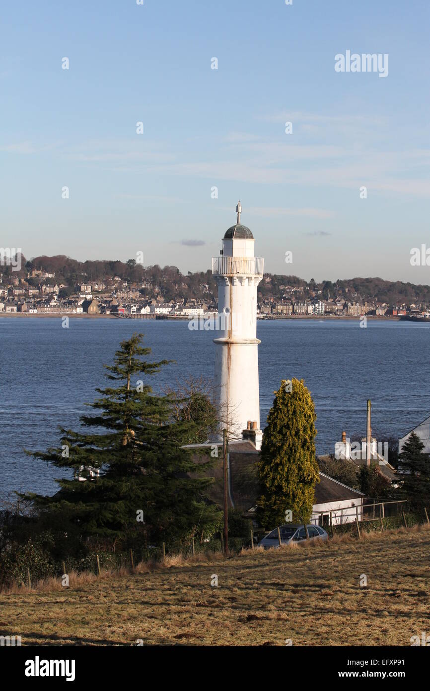 Light House Tayport Fife Scotland February 2015 Stock Photo - Alamy