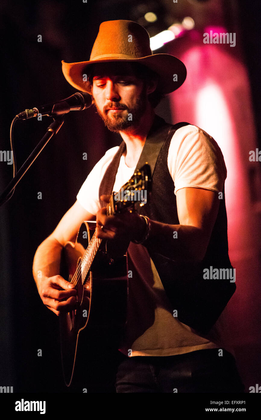 Milan Italy. 10th February 2015. The American singer/songwriter RYAN ...