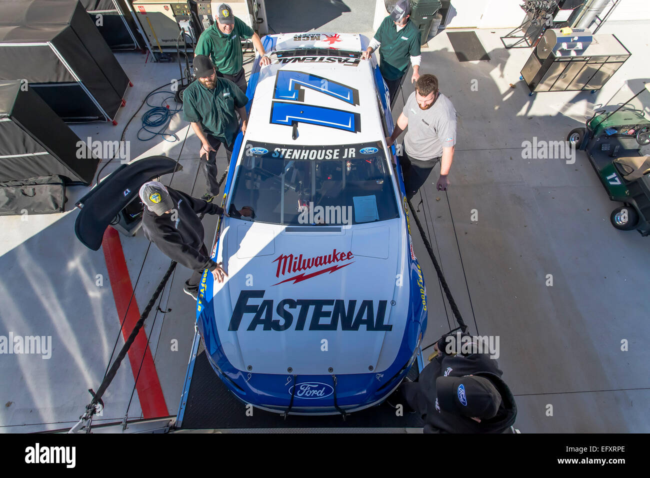 Concord, NC, USA. 11th Feb, 2015. Concord, NC - Feb 11, 2015: The Roush ...