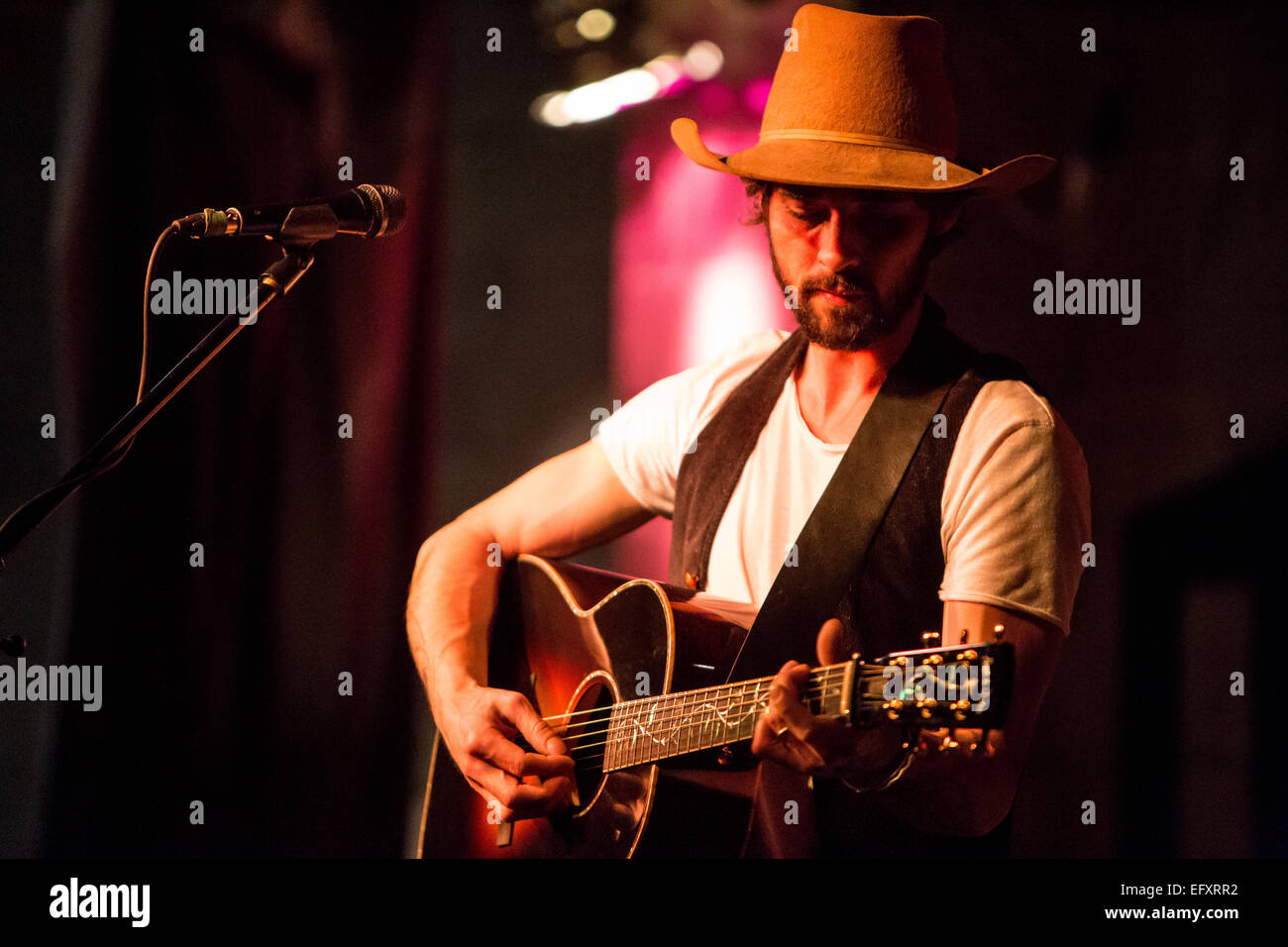 Milan Italy. 10th February 2015. The American singer/songwriter RYAN ...