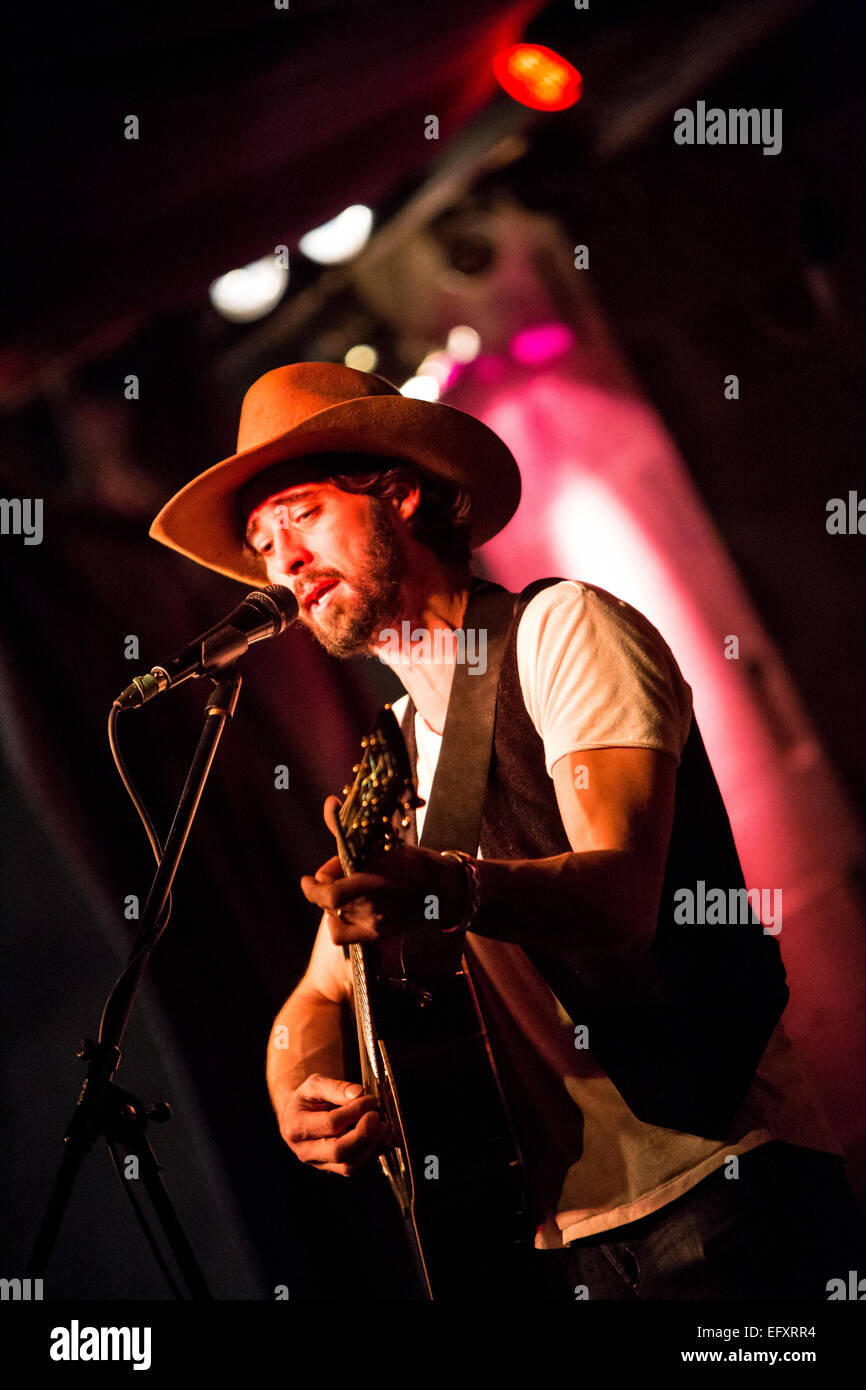 Milan Italy. 10th February 2015. The American singer/songwriter RYAN ...