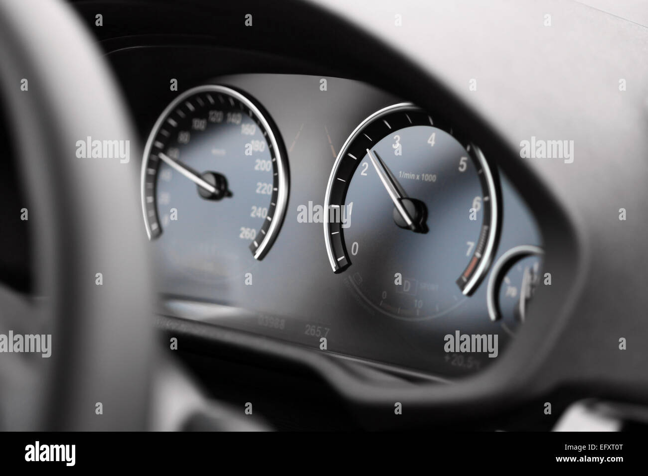 Close up shot of the dashboard a car Stock Photo - Alamy