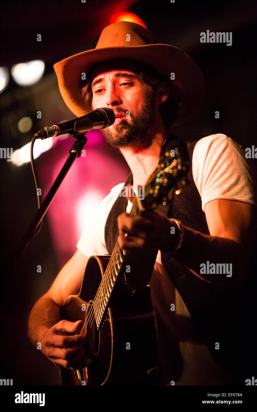 Milan Italy. 10th February 2015. The American singer/songwriter RYAN ...