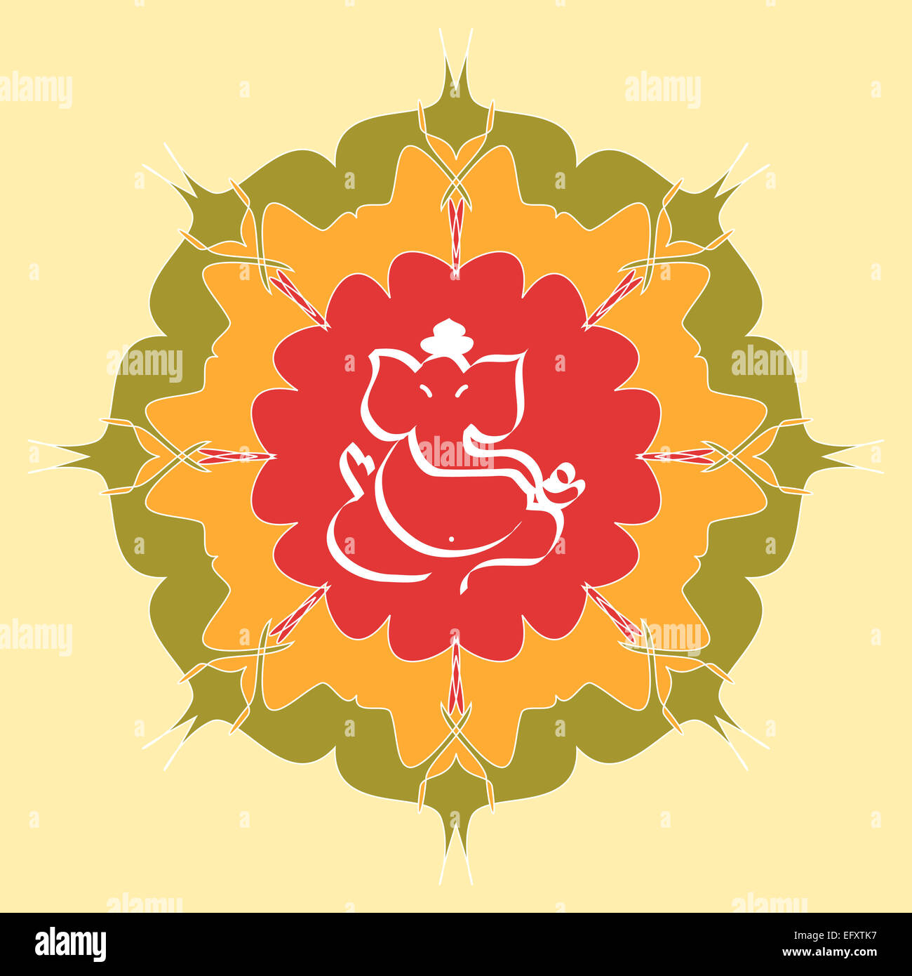 Hindu mandala design hi-res stock photography and images - Alamy