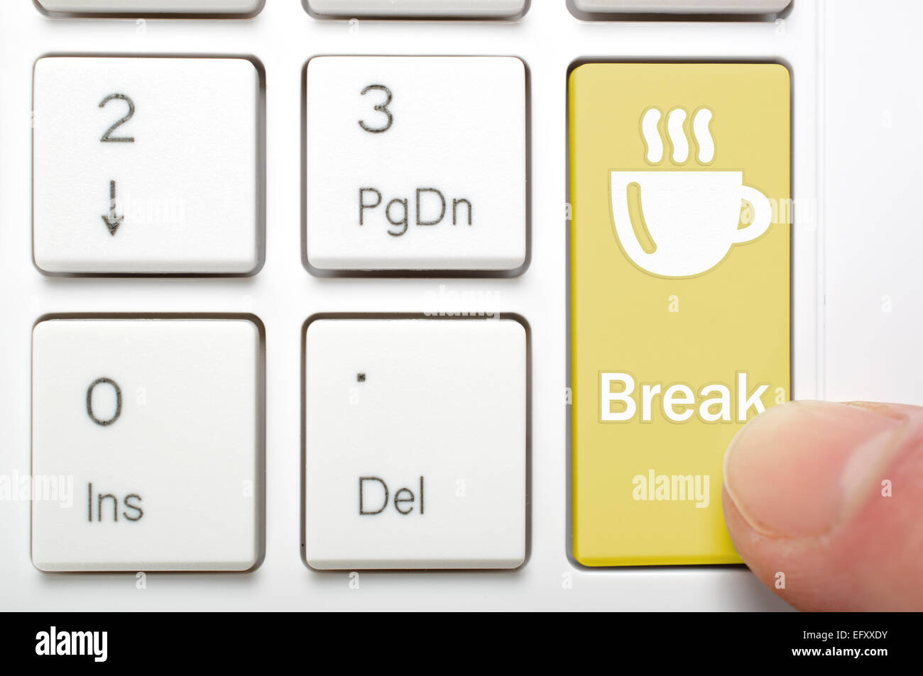 Keyboard with break button hi-res stock photography and images - Alamy