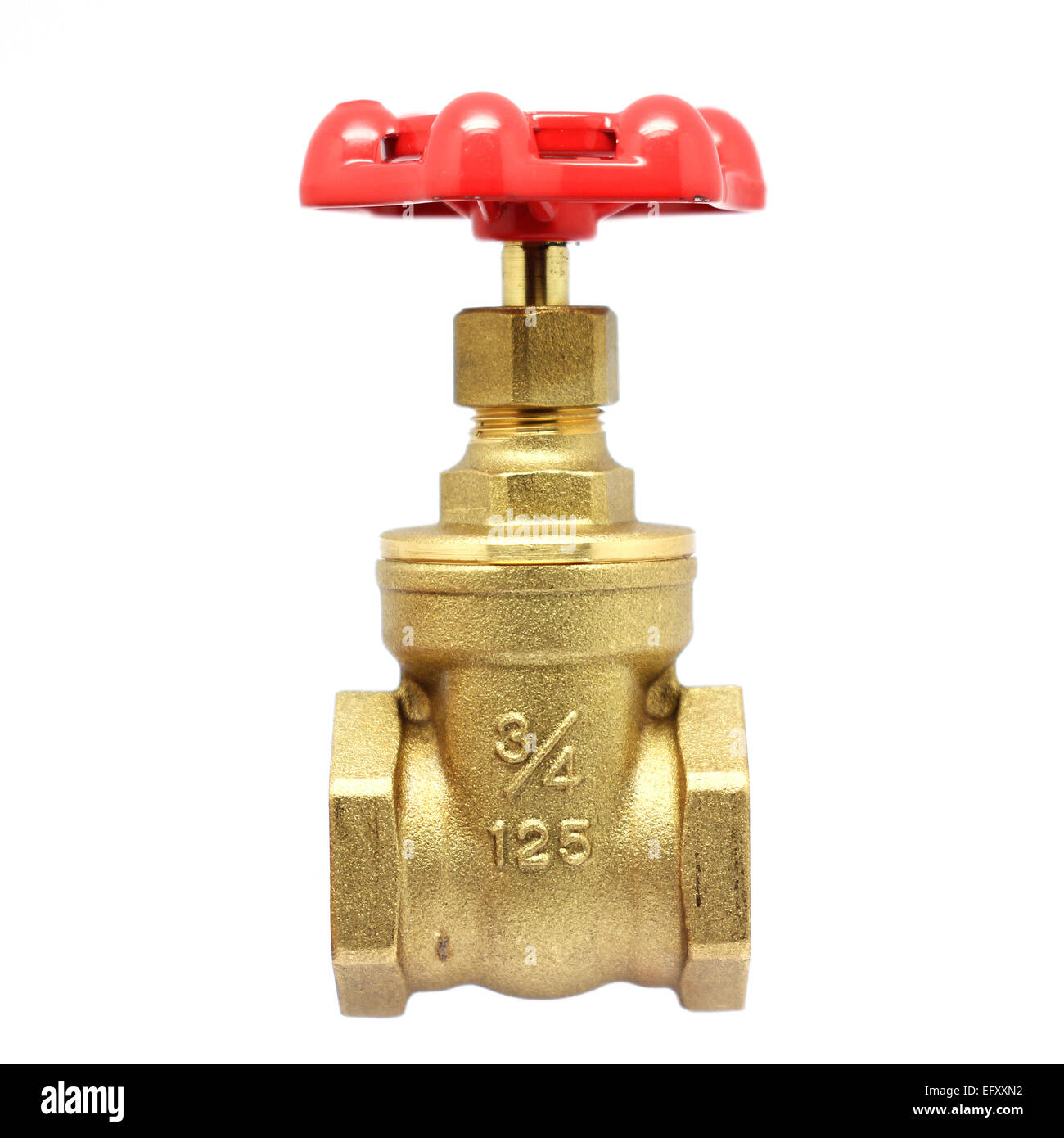water valve isolated on white background Stock Photo - Alamy