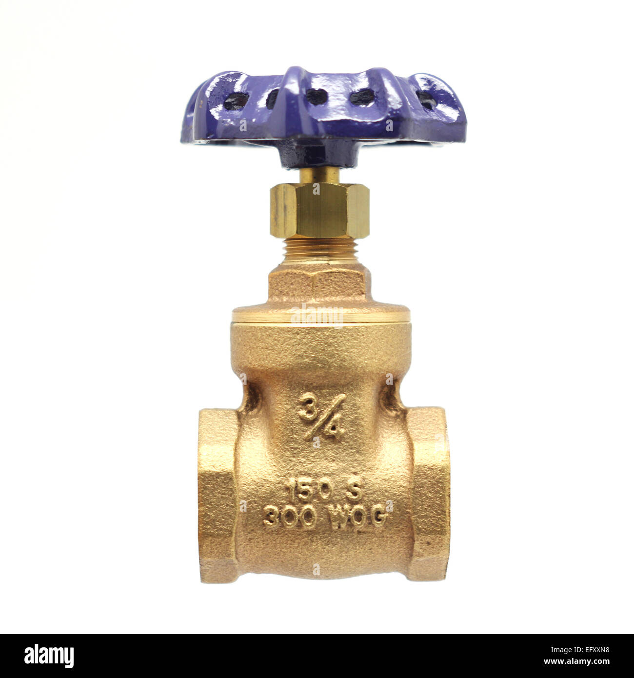 water valve isolated on white background Stock Photo - Alamy