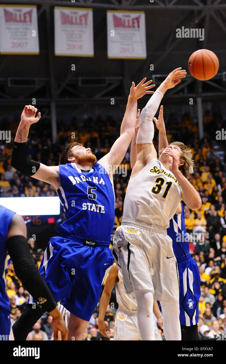 Wichita, Kansas, USA. 11th Feb, 2015. Wichita State Shockers guard Ron ...