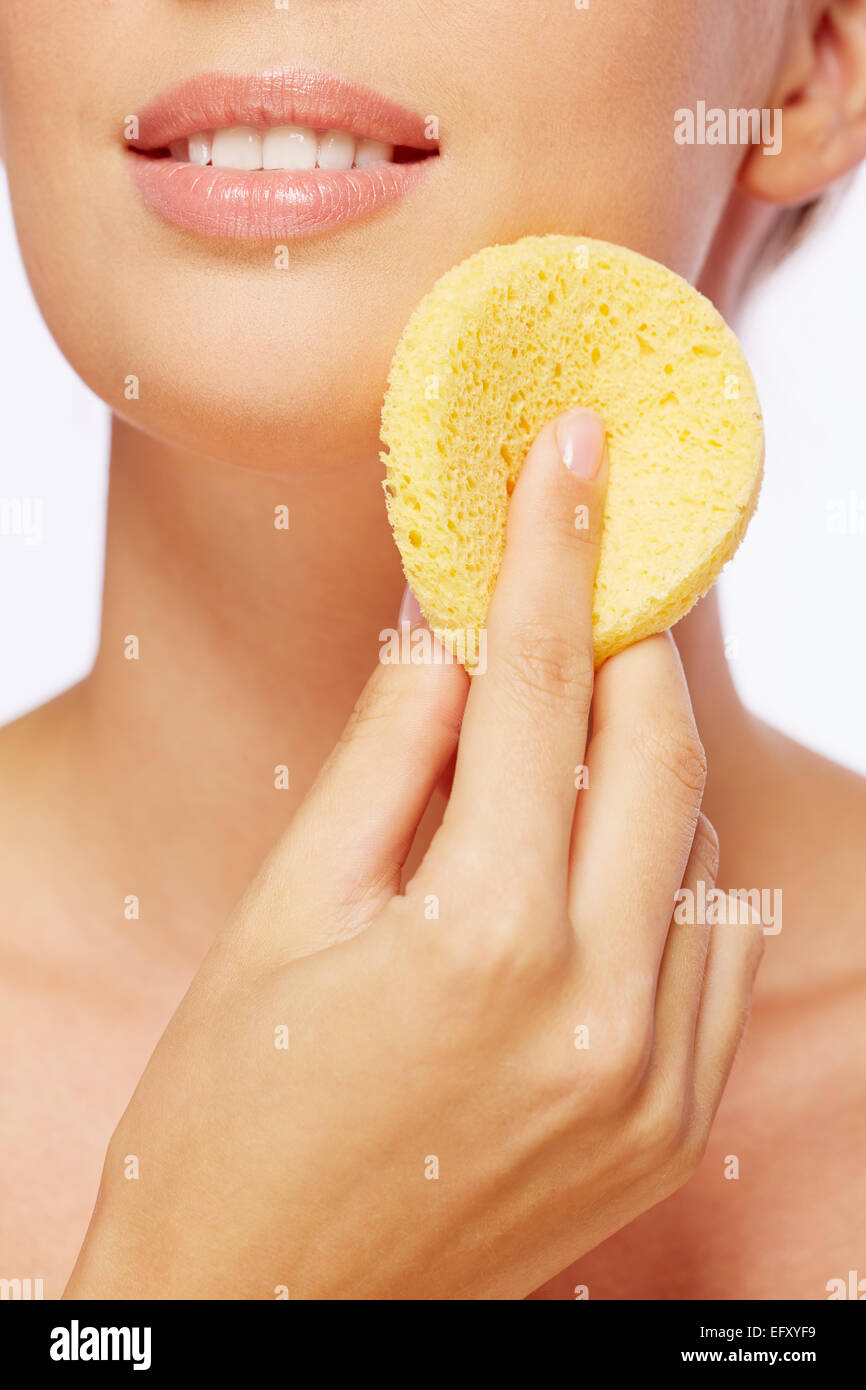 Removing makeup hi-res stock photography and images - Alamy