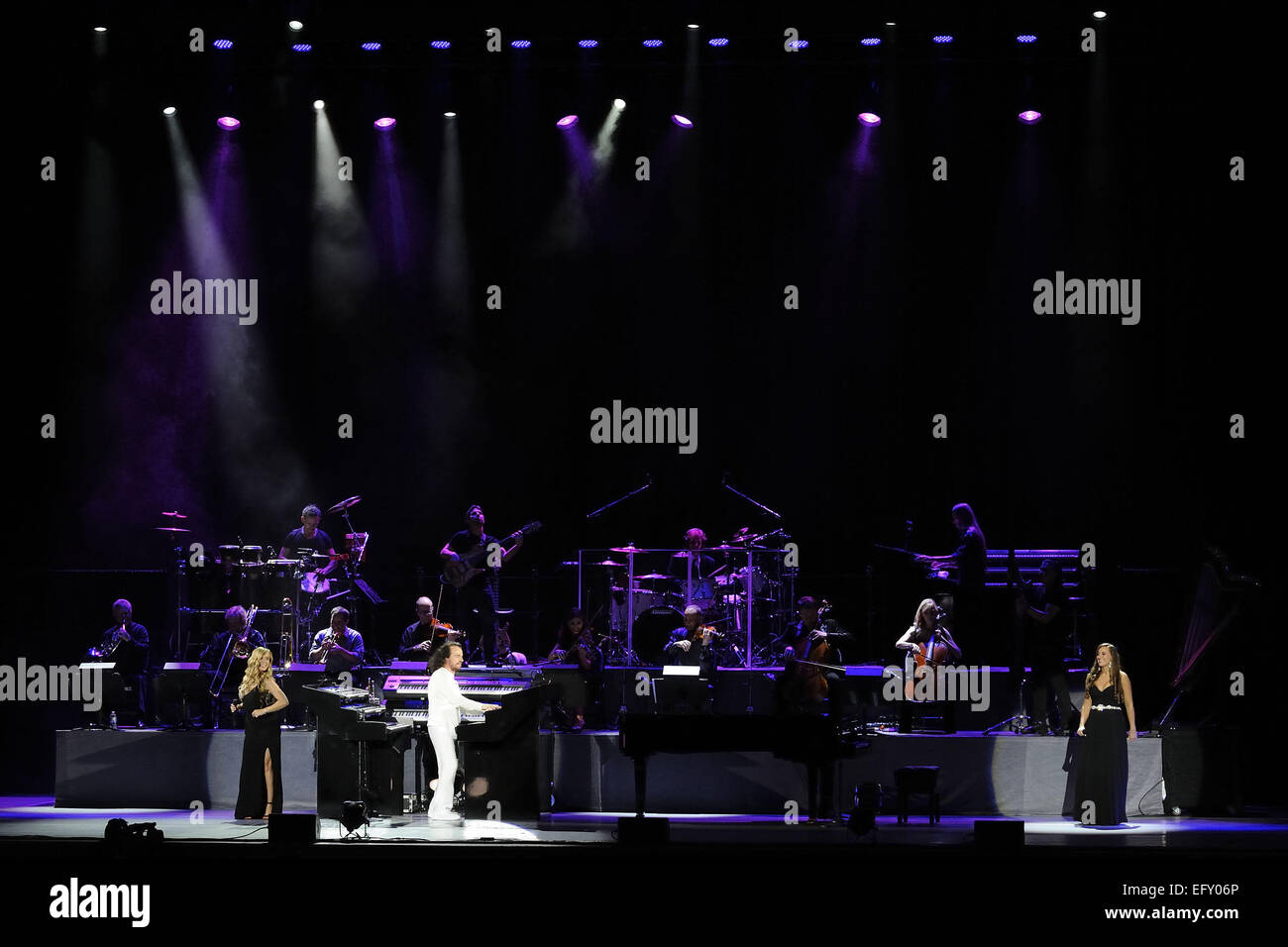 Yanni performs live at the Molson Canadian Amphitheatre Featuring ...