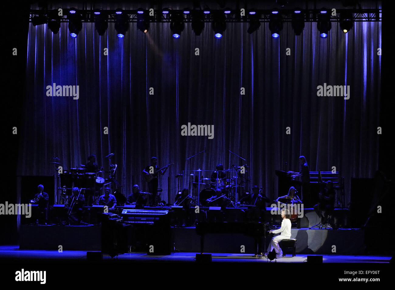 Yanni performs live at the Molson Canadian Amphitheatre Featuring ...