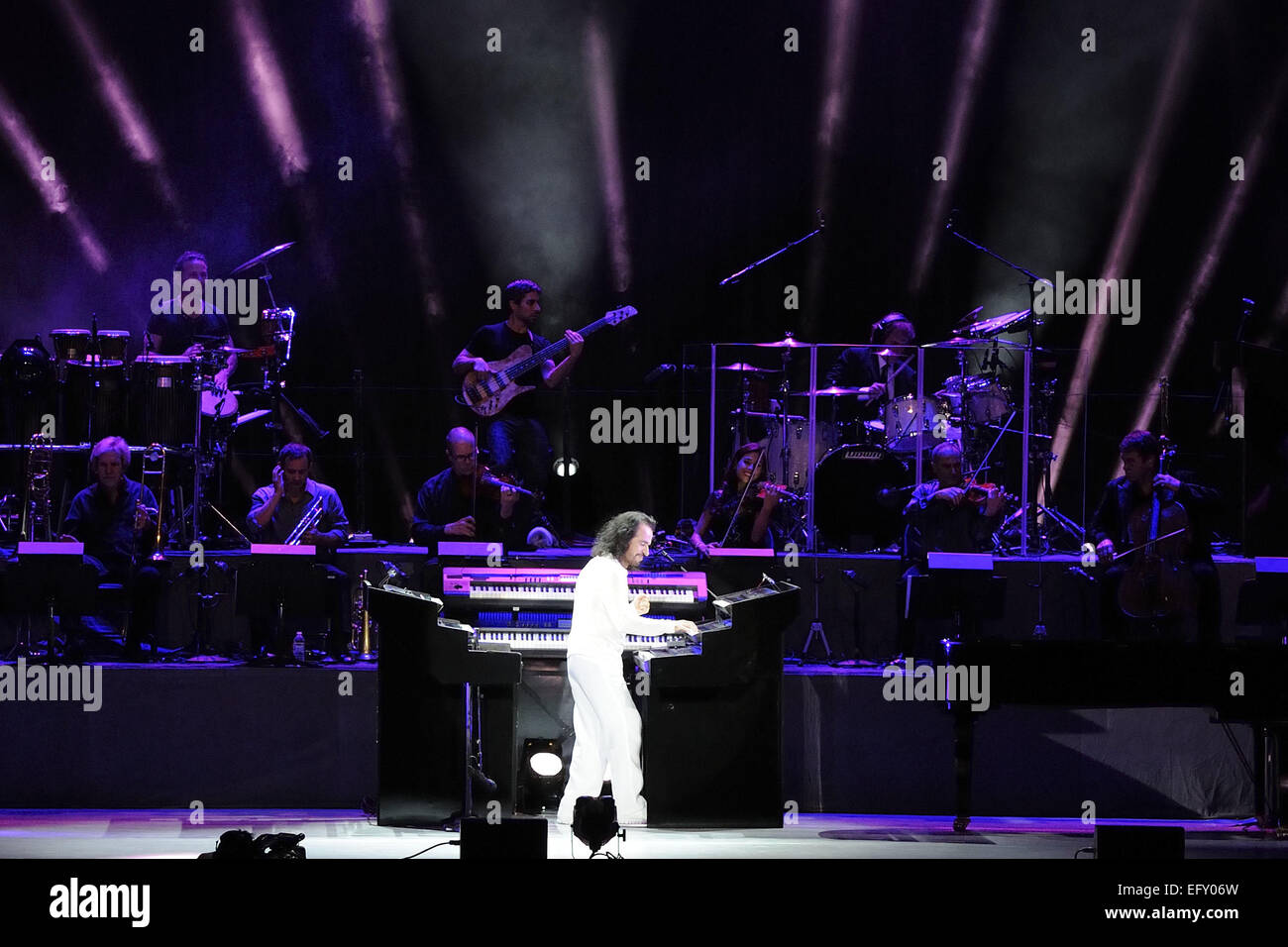 Yanni performs live at the Molson Canadian Amphitheatre Featuring ...