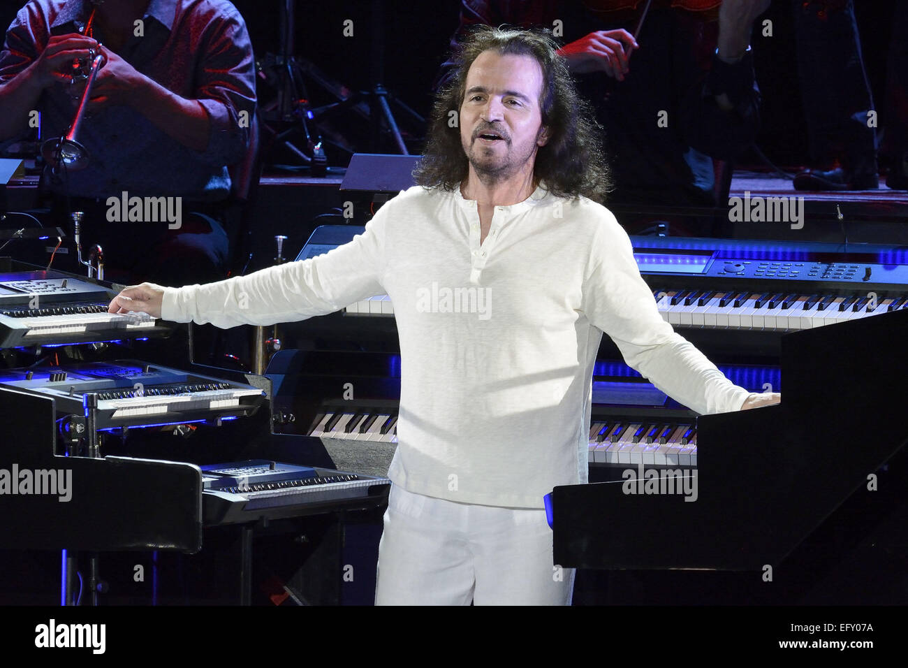 Yanni performs live at the Molson Canadian Amphitheatre Featuring ...